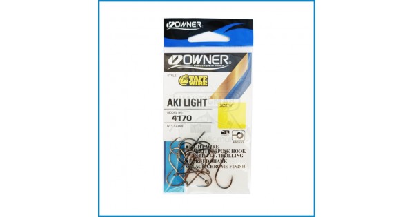 Anzol Owner 4170 Aki Light nº1/0